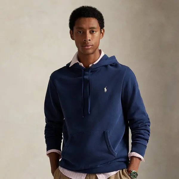 Ralph Lauren Loopback Fleece Hoodie - Cruise Navy