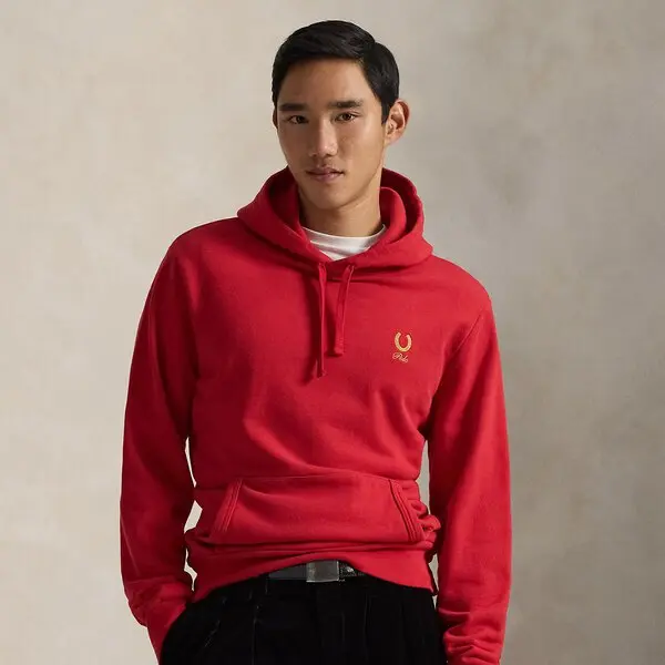 Ralph Lauren Loopback Fleece Hoodie - Rl 2000 Red