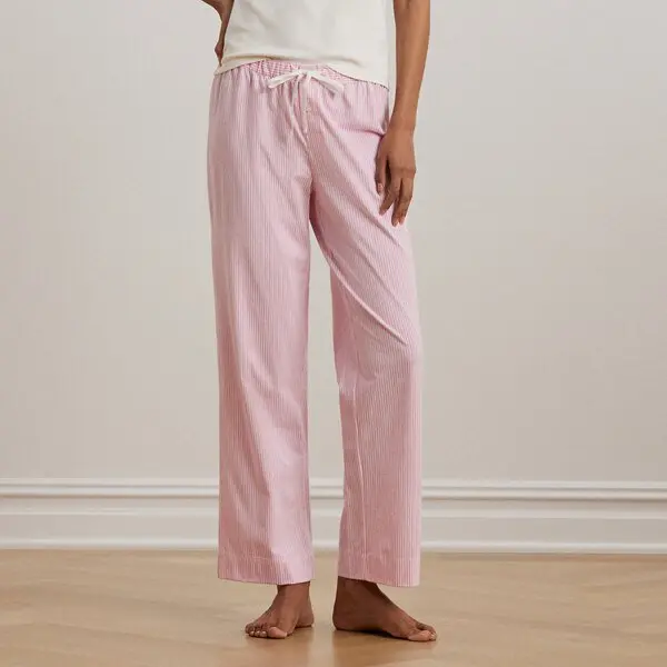 Ralph Lauren Triped Jerey Pajama Pant - Pink Stripe