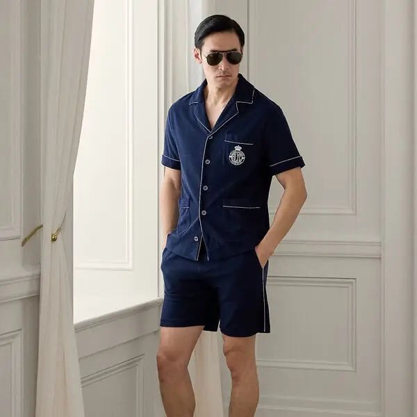 Ralph Lauren Cotton-silk Terry Shorts - Chairman Navy