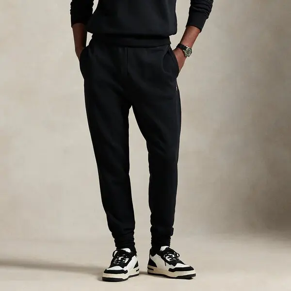 Ralph Lauren Pink Pony Fleece Sweatpant - Polo Black