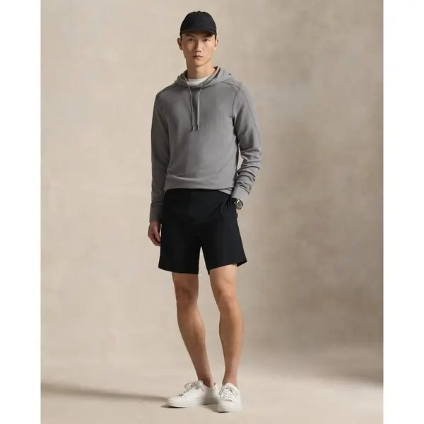Ralph Lauren Performance Waffle-knit Hoodie - Perfect Grey