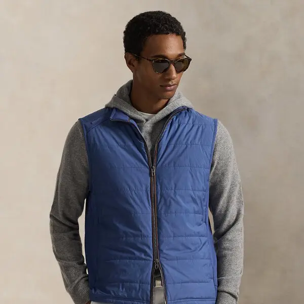Ralph Lauren Hybrid Fu-zip Vest - Old Royal