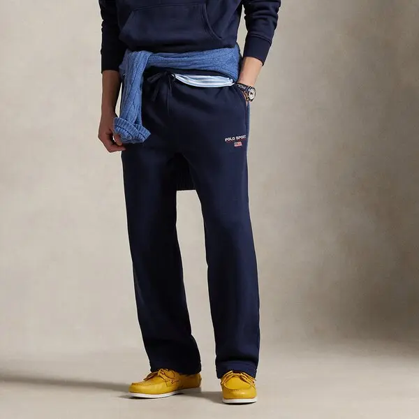 Ralph Lauren Polo Sport Fleece Sweatpant - Cruise Navy  White