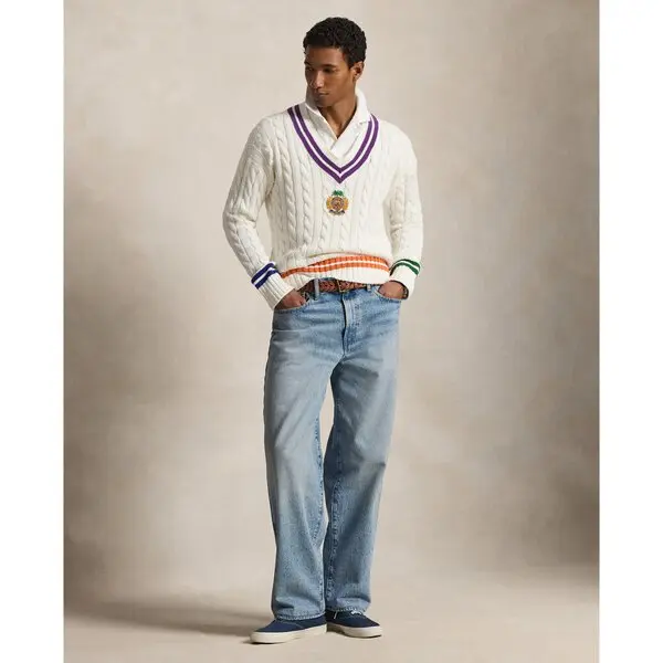 Ralph Lauren Embroidered Cricket Sweater