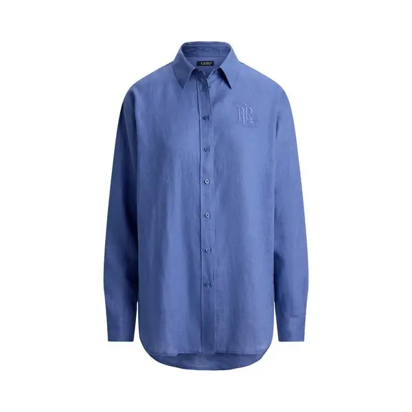 Ralph Lauren Relaxed Fit Linen Shirt - Carson Blue