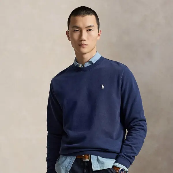 Ralph Lauren Loopback Fleece Sweatshirt - Navy