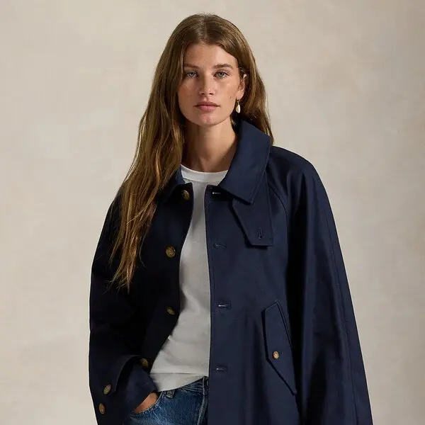 Ralph Lauren Cotton Twi Jacket - Lauren Navy