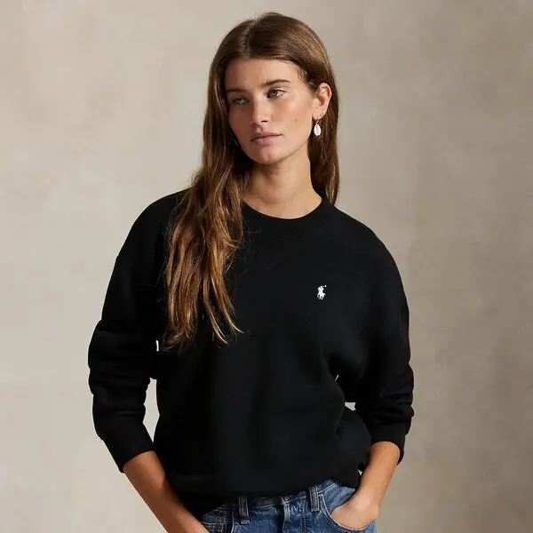 Ralph Lauren Feece Crewneck - Polo Black