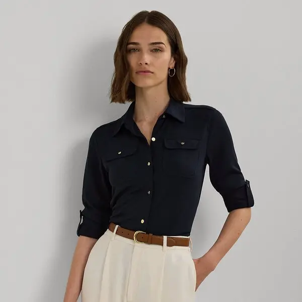 Ralph Lauren Ro-tab Seeve Shirt - Lauren Navy