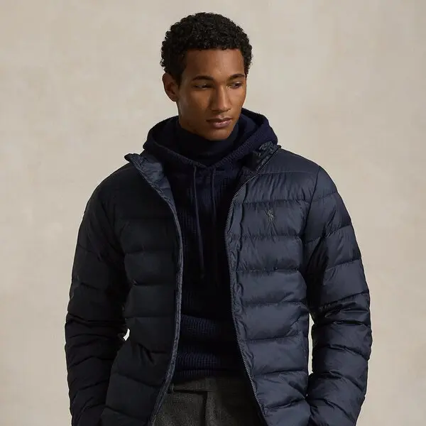 Ralph Lauren The Coden Packabe Down Jacket - Collection Navy