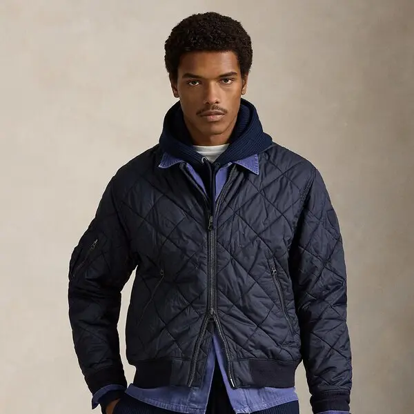 Ralph Lauren The Ghent Quited Jacket - Collection Navy