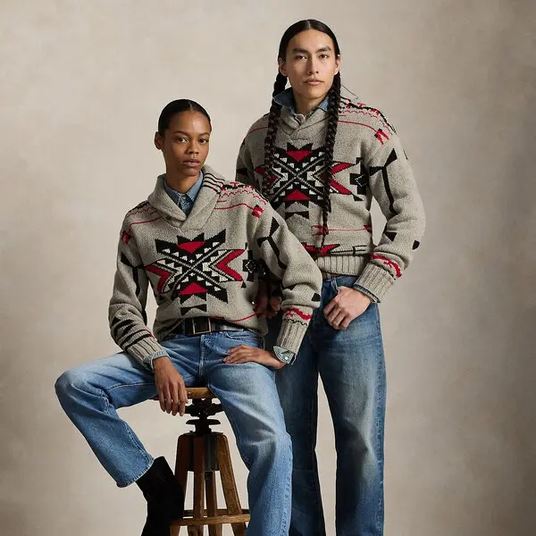 Ralph Lauren Polo X Tópa Grey Sky Lodge Sweater - Grey Multi