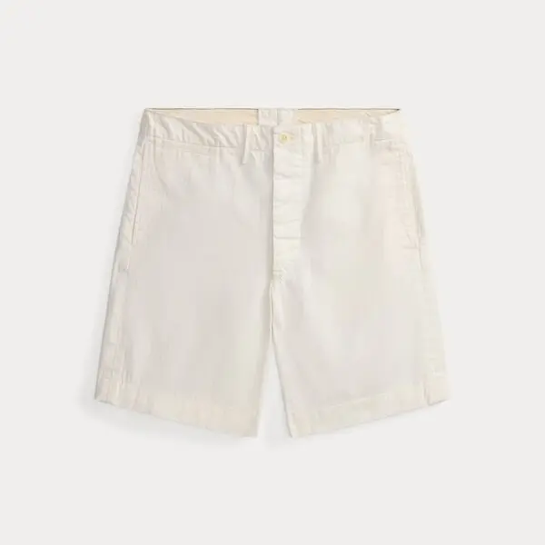 Ralph Lauren Herringbone Twill Officer’s Short - Antique White