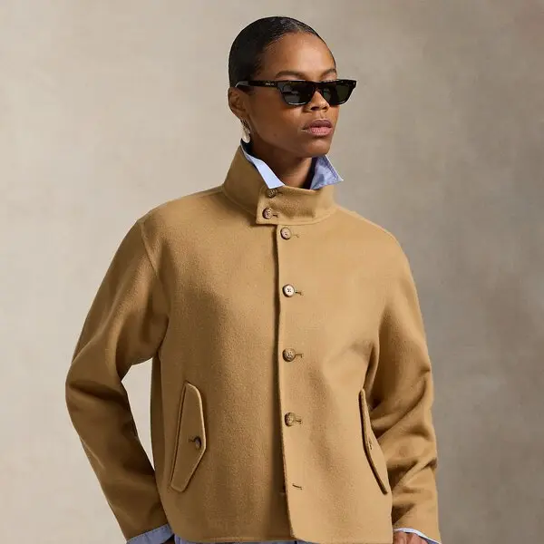 Ralph Lauren Double-faced Wool Jacket - Camel