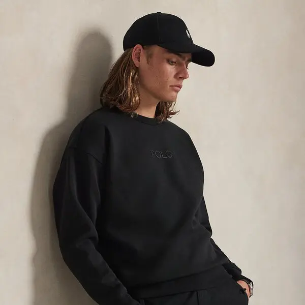Ralph Lauren Relaxed Fit Double-knit Sweatshirt - Polo Black