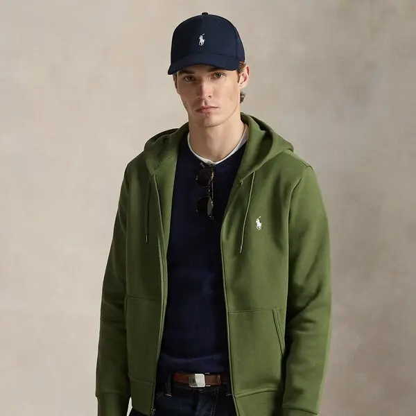 Ralph Lauren Double-knit Full-zip Hoodie - Supply Olive