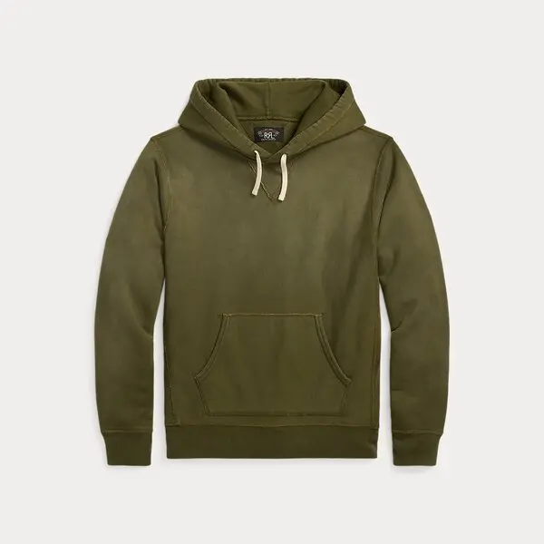 Ralph Lauren Garment-dyed Fleece Hoodie - Olive