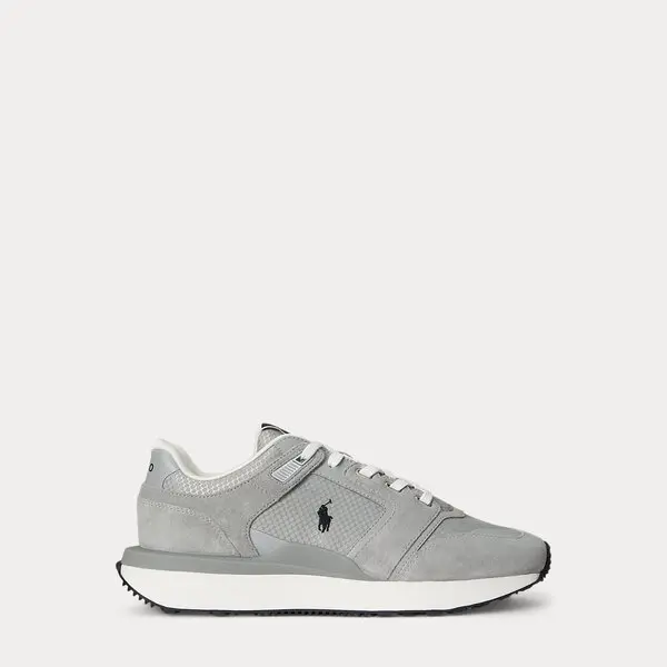 Ralph Lauren Train 9 V2 Paneled Sneaker - Tonal Soft Grey