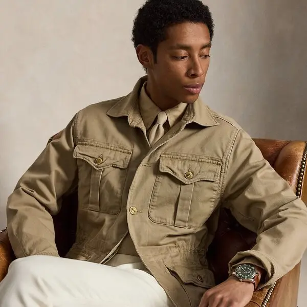Ralph Lauren The Crestwood Utiity Jacket - Surrey Tan