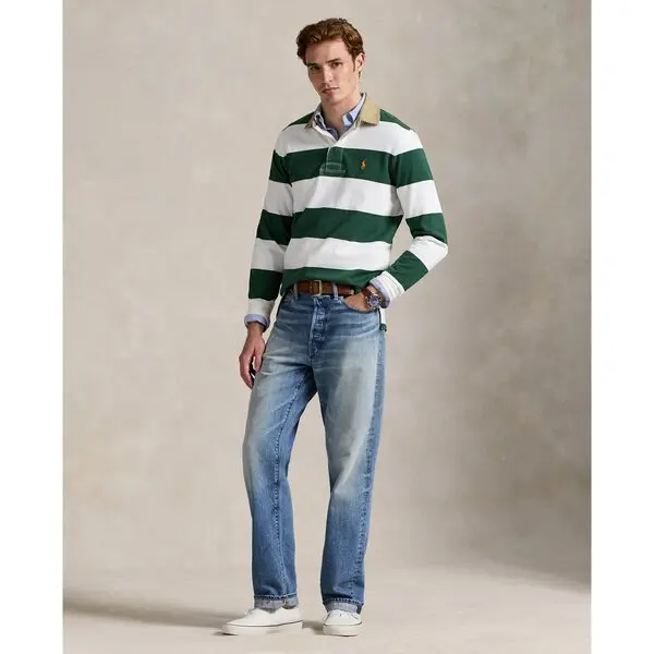 Ralph Lauren Classic Fit Khaki-collar Rugby Shirt