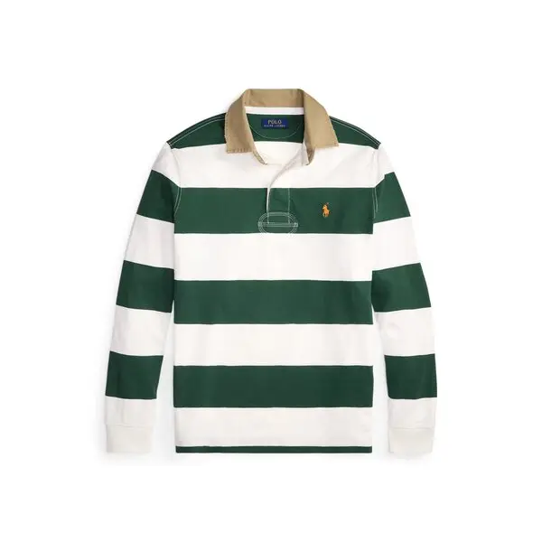 Ralph Lauren Classic Fit Khaki-collar Rugby Shirt
