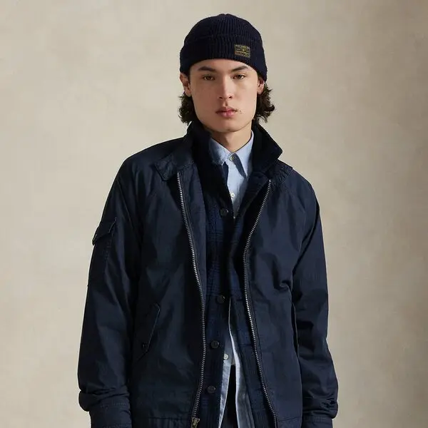 Ralph Lauren Aldrich Garment-dyed Twill Jacket - Aviator Navy