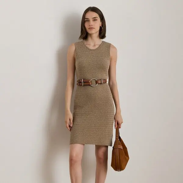 Ralph Lauren Sleeveless Sweater Dress - Adirondack Heather