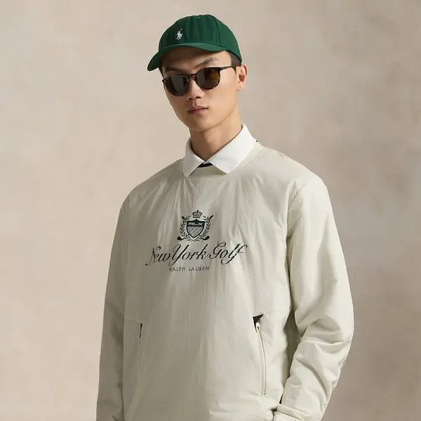 Ralph Lauren Graphic Hybrid Pullover - Stone Pebble