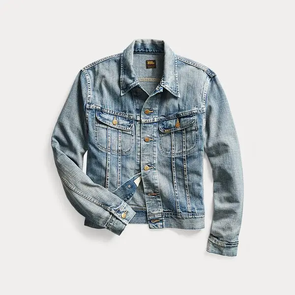 Ralph Lauren Leeland Indigo Trucker Jacket - Leeland Wash