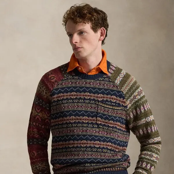 Ralph Lauren Color-blocked Fair Isle Sweater - Multi