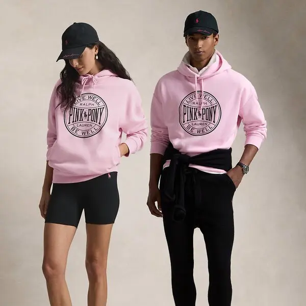 Ralph Lauren Relaxed Fit Hoodie - Course Pink
