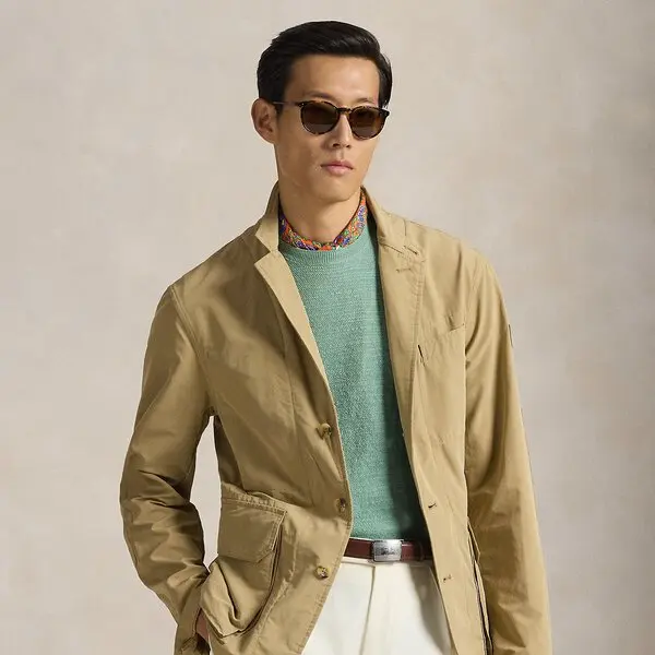 Ralph Lauren The Pearon Lightweight Twill Jacket - Rl Khaki