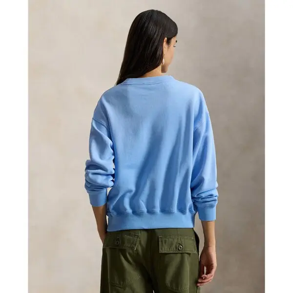 Ralph Lauren Lightweight Fleece Crewneck Sweatshirt - Chatham Blue