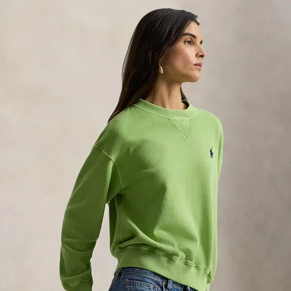 Ralph Lauren Ightweight Feece Crewneck - Parakeet Green
