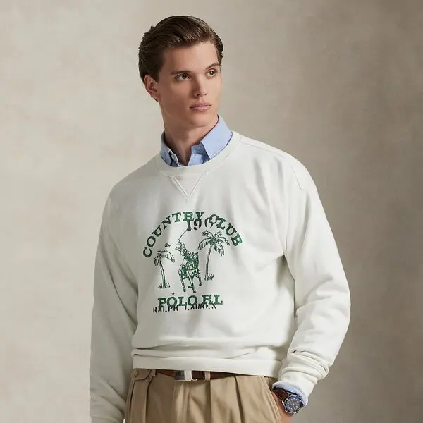 Ralph Lauren Graphic Fleece Sweatshirt - Nevis