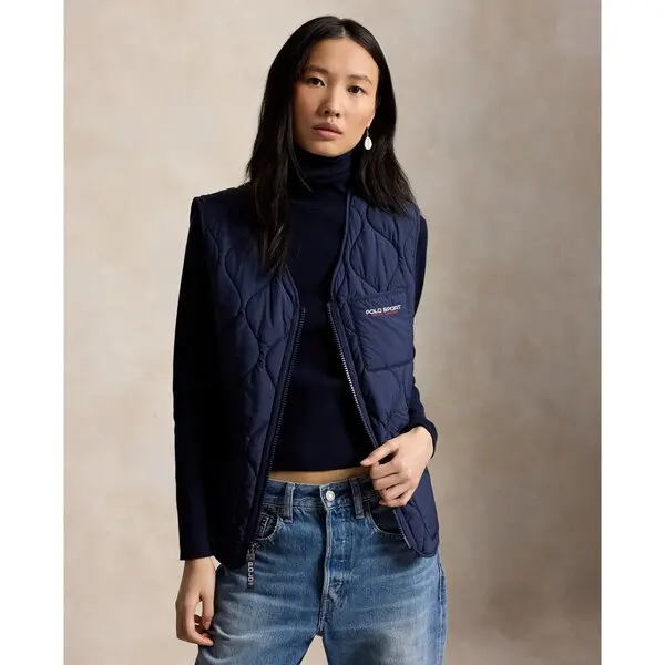 Ralph Lauren Polo Sport Quilted Vest - Newport Navy