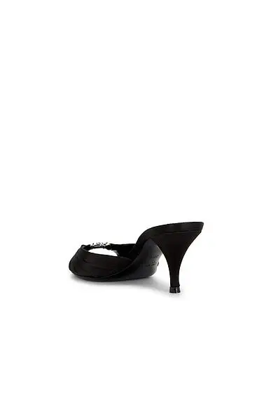 Saint Laurent Jerry Mule Sandal - Nero