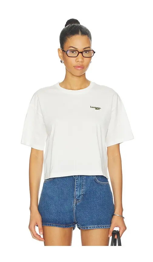 Lacoste Relaxed Fit Jersey Tee - White