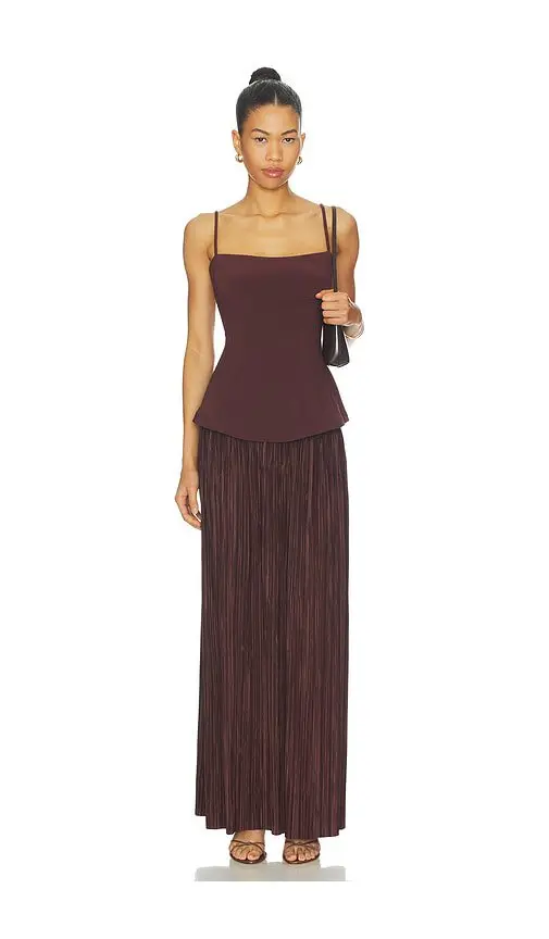 NOOKIE Darling Maxi Dress - Chocolate