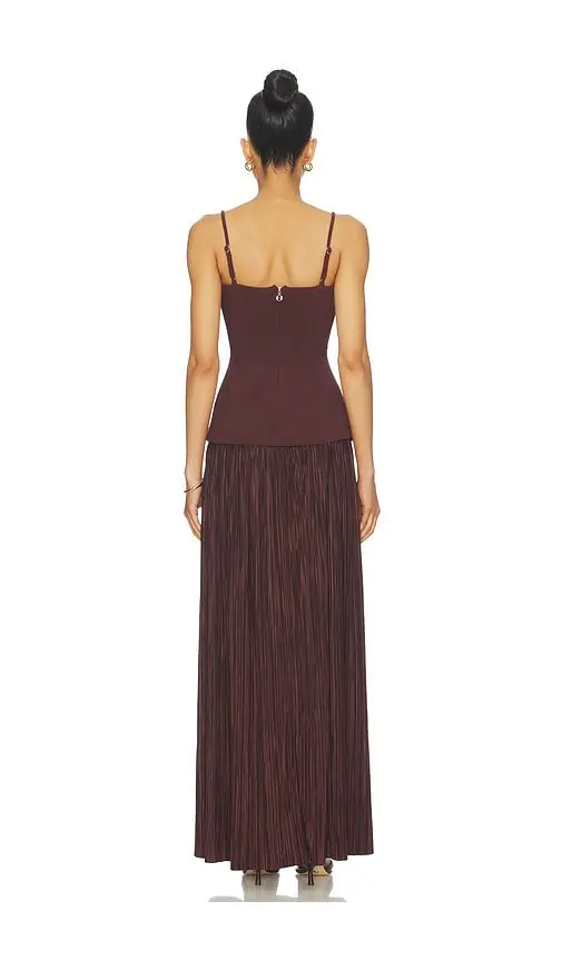 NOOKIE Darling Maxi Dress - Chocolate