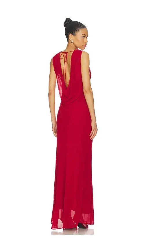 LOVERS AND FRIENDS Nadia Maxi Dress - Deep Red