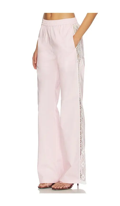 MSGM Low Rise Wide Leg - Pink