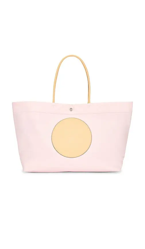 Tory Burch Ella Twist Tote In Blush - Rose Mist