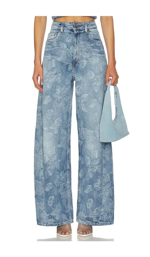Giuseppe Di Morabito Denim Wide Leg - Blue