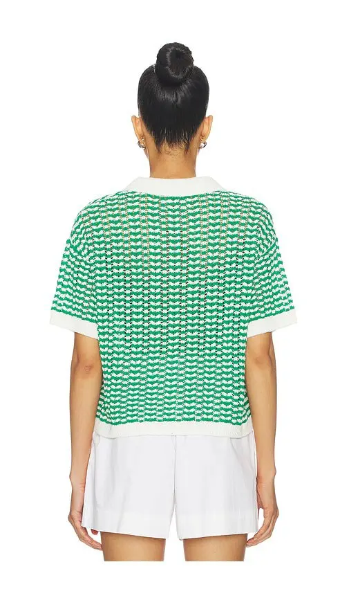 STITCHES & STRIPES Tinsley Polo Tee