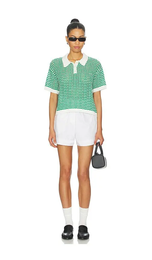 STITCHES & STRIPES Tinsley Polo Tee
