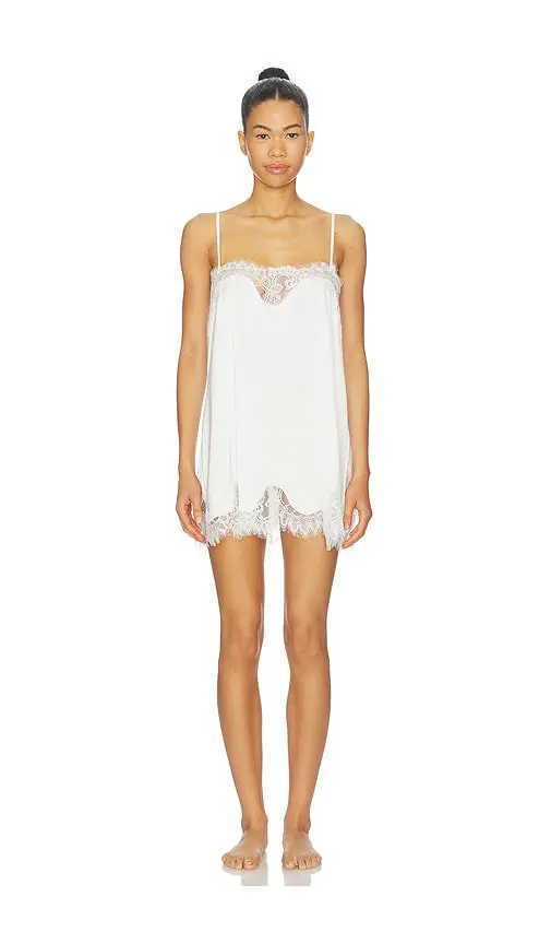 KAT THE LABEL Olivia Slip Dress - Ivory
