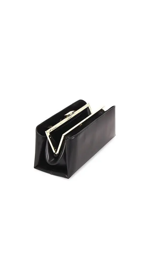 VERAFIED Gold Noir Ãclair Bag - Black