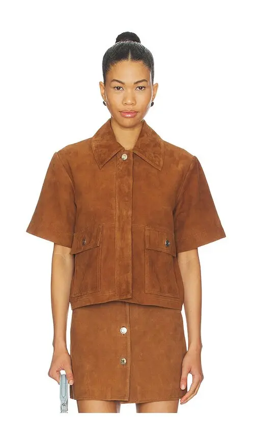 ALIGNE Jane Suede Shirt
